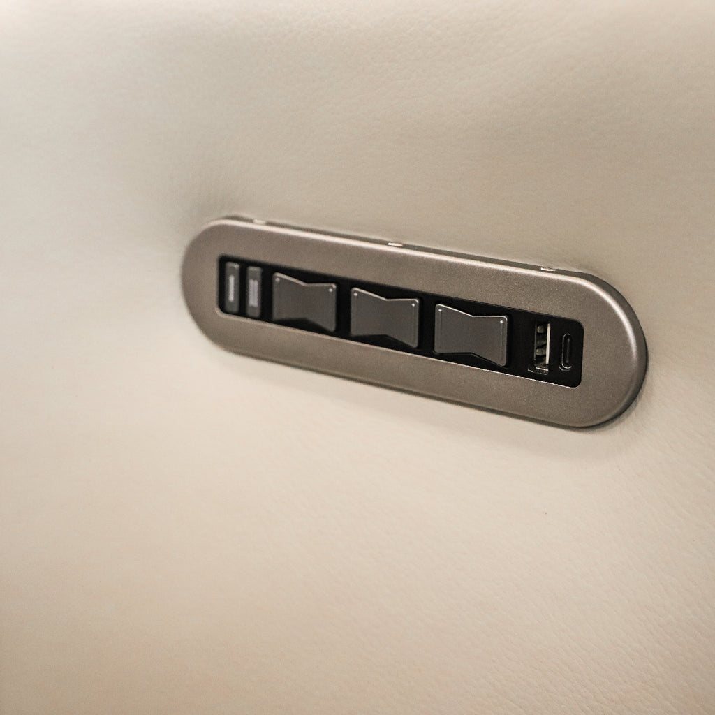 Triple Side Buttons – A and A Upholstery